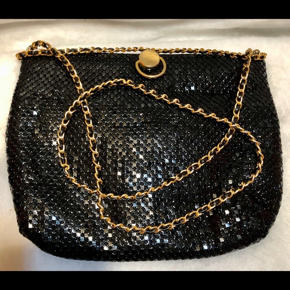 Vintage | Bags | Vintage Beautiful Black Metal Mesh Bag | Poshmark